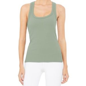 ALO Yoga Tops | Alo Current Tank White Fleck White | Poshmark